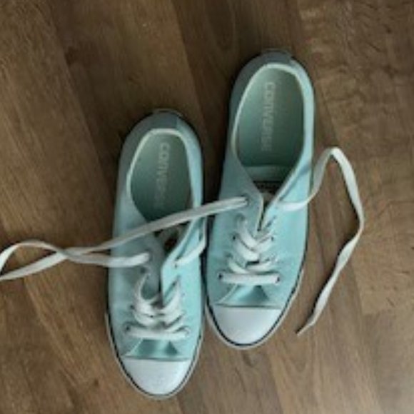 Converse | Shoes | Converse Dainty Light Blue Chuck Taylor All Star ...
